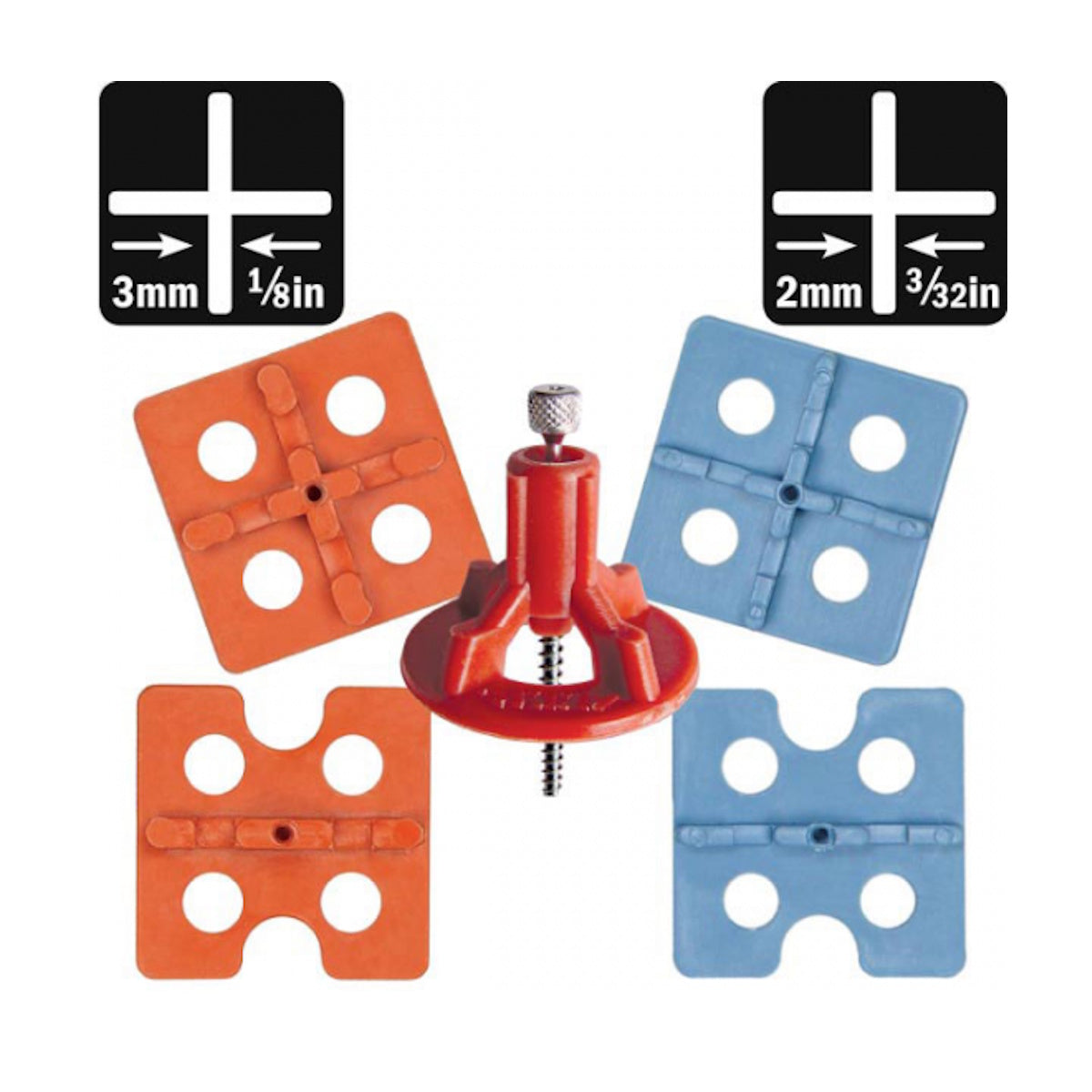 ATR Tile Leveling and Alignment System PRO 1200-Piece Grid Layout Kit ...