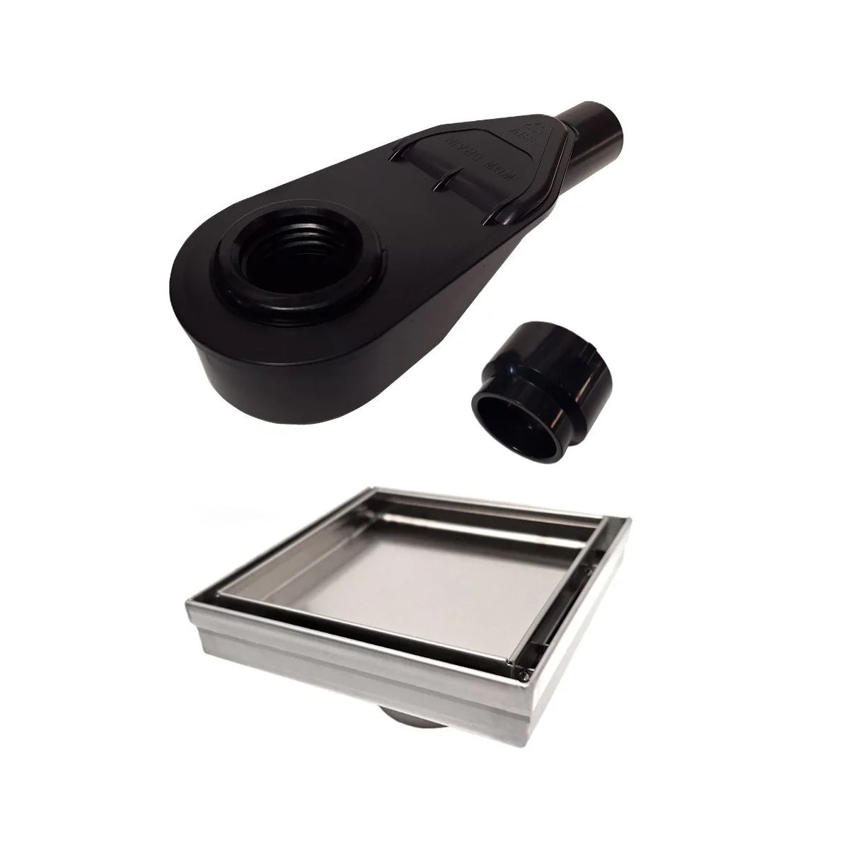 SereneDrains Side Discharge Vertical-to-Horizontal Drain Converter Kit ...